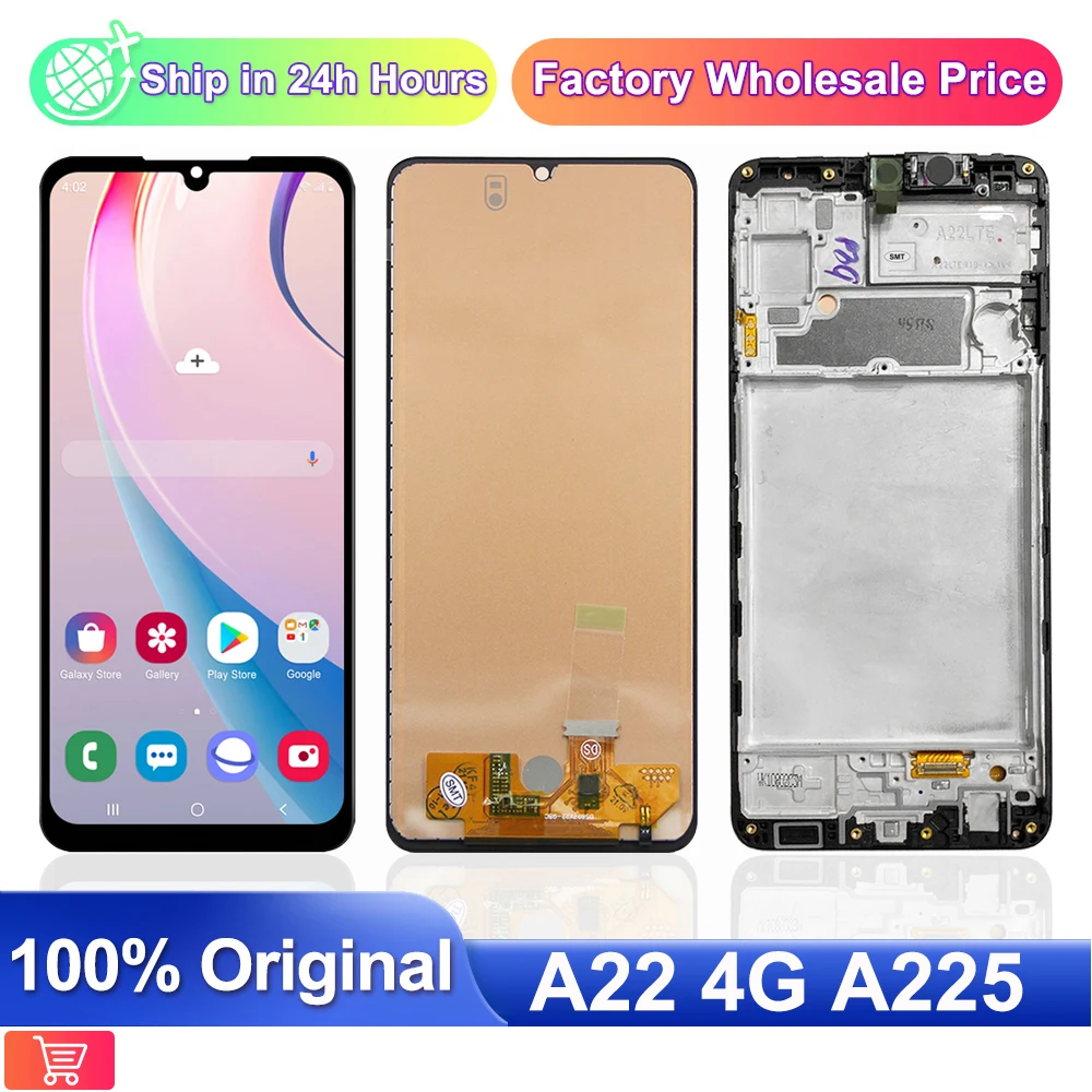 New 100% Tested For Samsung Galaxy A22 4G LCD A225 A225F SM A225F SM ...