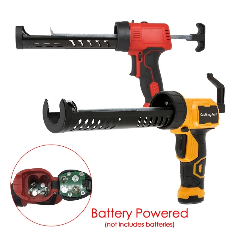 Electric Caulking Gun Battery Powered Seam Filling Gun Single Tube ...