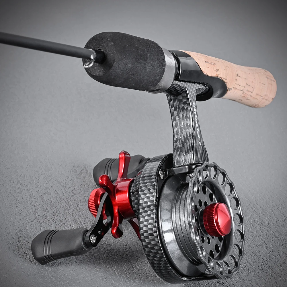 Ice Fishing Reel 3.5:1 High Speed Ratio Spool 4+1 Ball Bearings Ice ...
