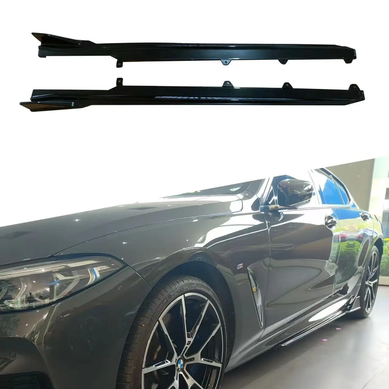 For-2021-2023-BMW-8-Series-4-door-G16-Side-Skirts-Car-Extensio-Rocker ...