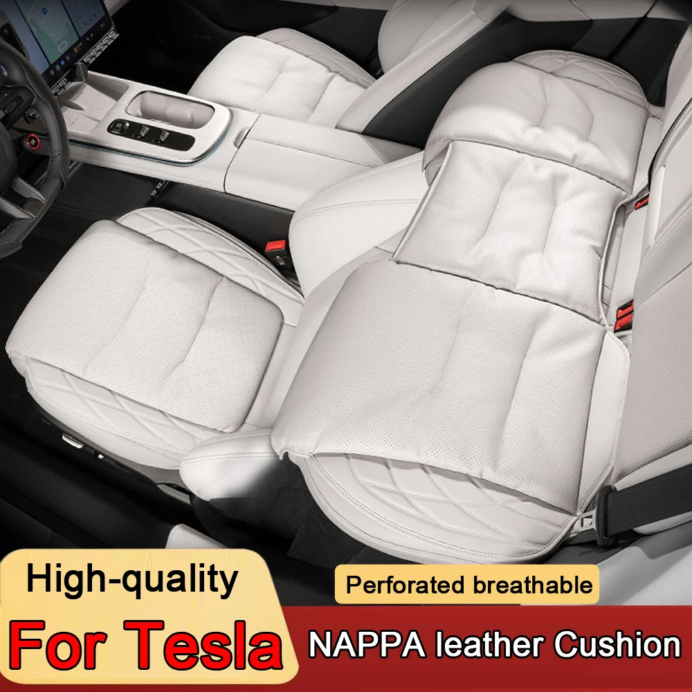 Car-Seat-Cover-NAPPA-Leather-Auto-Seat-Cushion-protection-Pad-For-Tesla ...