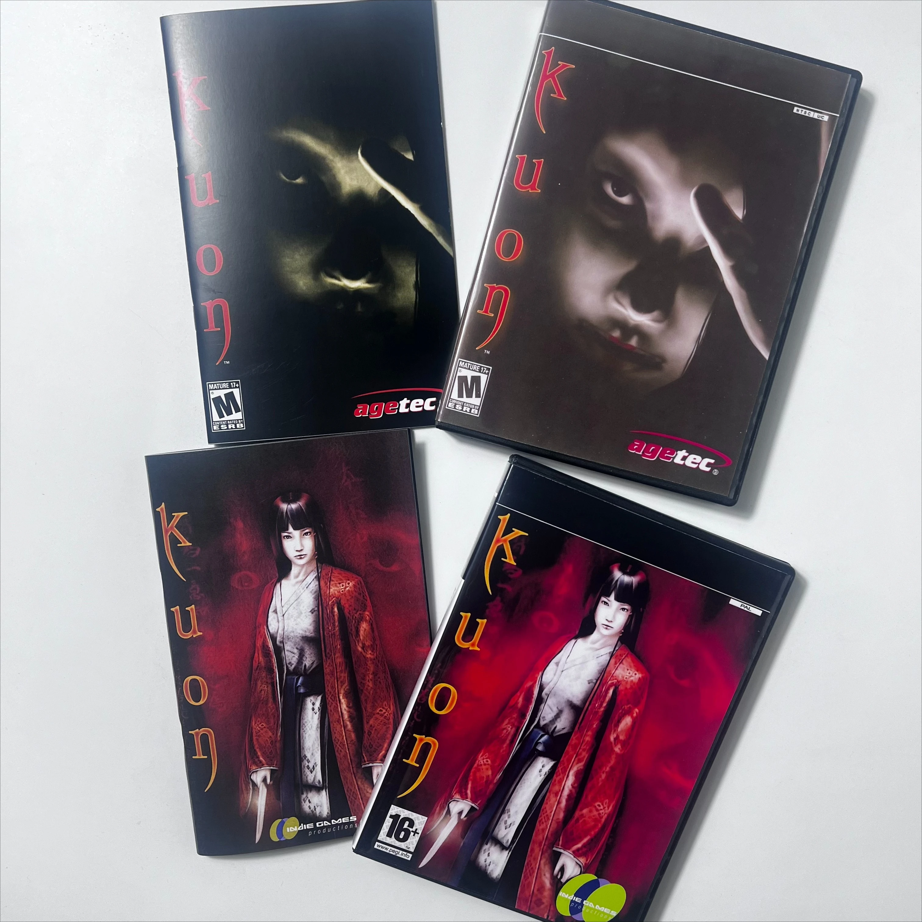 PS2 Retro game CD Copy CD Kuon NTSC U/C And Pal Version Digital burning ...