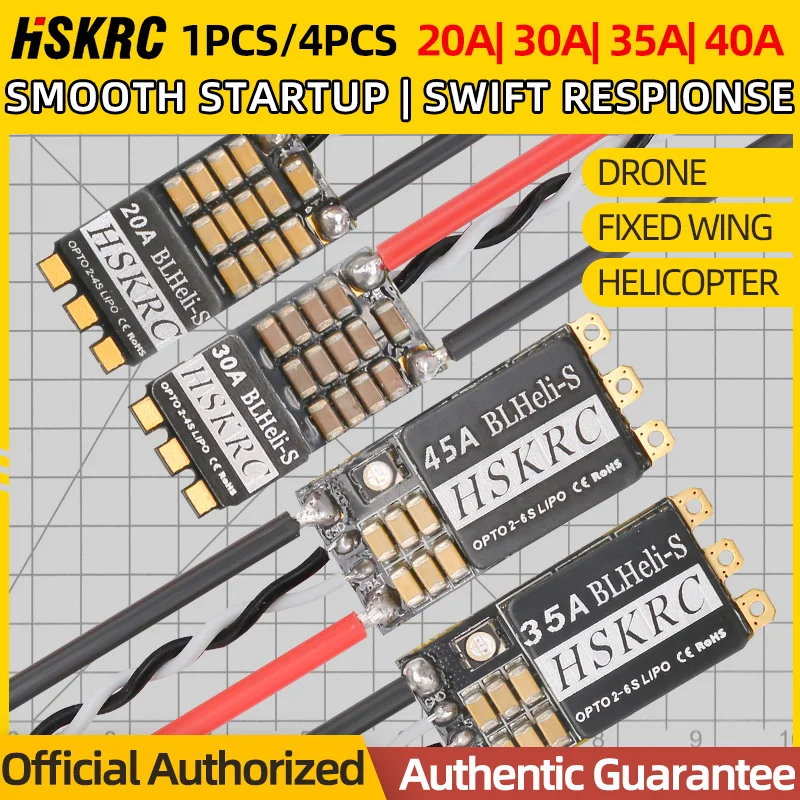 4PCS-HSKRC-20A-30A-35A-45A-ESC-Brushless-BLHeli-S-BLS-2-6S-LiPo ...