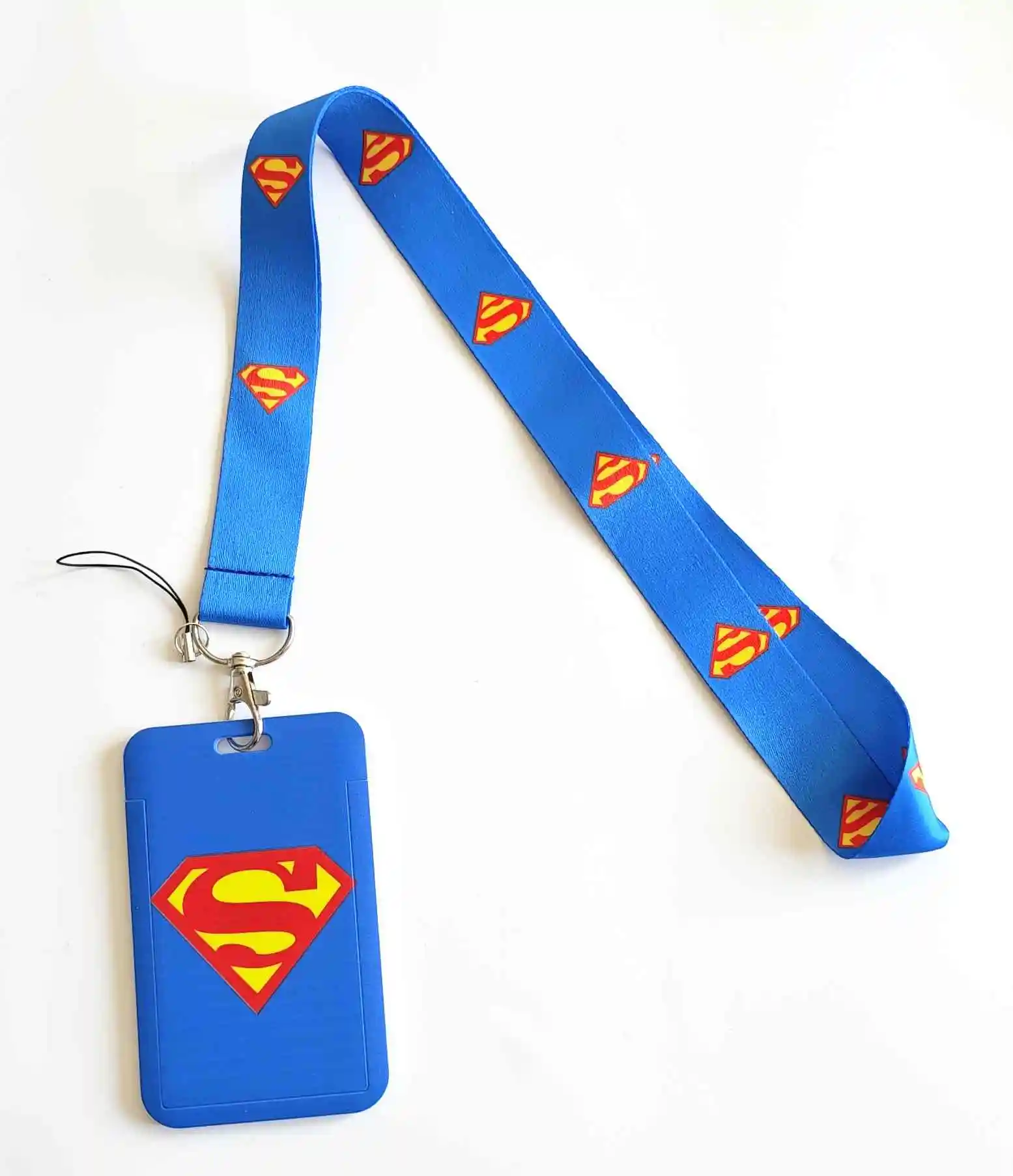 DC Superman PVC Card Cover Student Campus Hanging Neck Bag Card Holder ...
