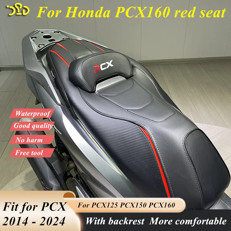 Modified-Motorcycle-spare-part-pcx160-red-seat-cushion-mat-with ...