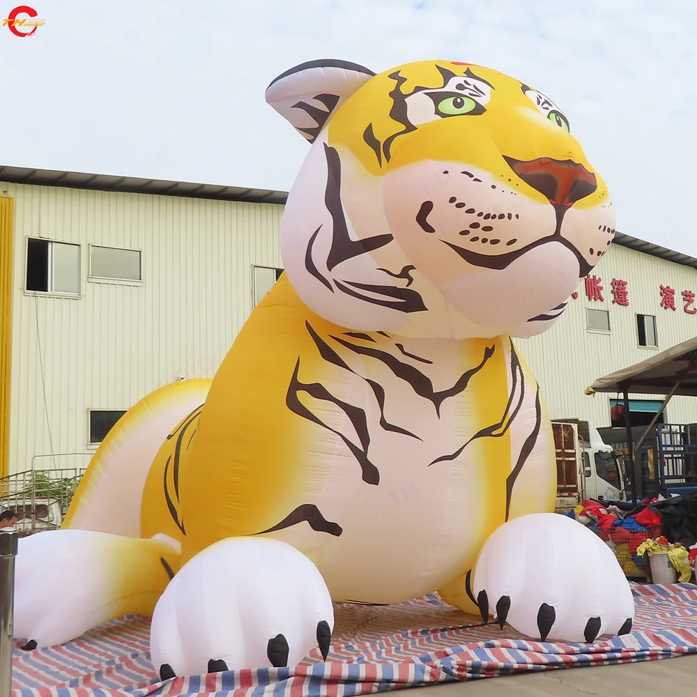 Free Door Shipping Commercial Advertising Giant Inflatable Tiger Model ...