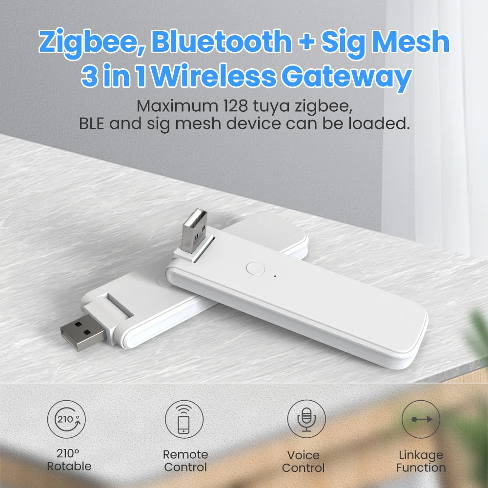 AVATTO Tuya ZigBee/Bluetooth Multi-Mode Gateway Hub Smart Home Bridge ...