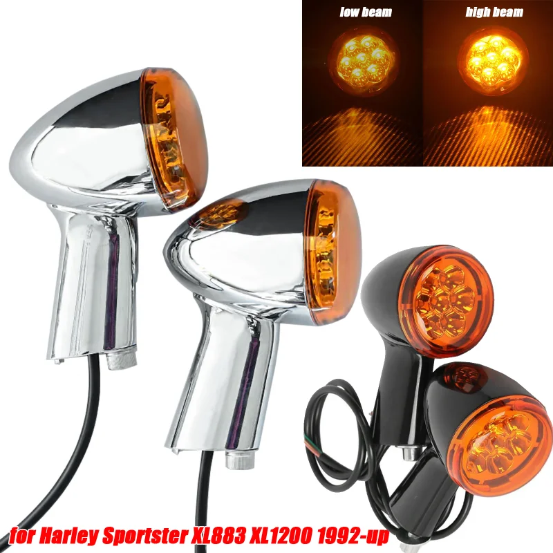 Motorcycle-LED-Turn-Signals-Yellow-LED-Turn-Signal-Lights-Mini-Blinker ...