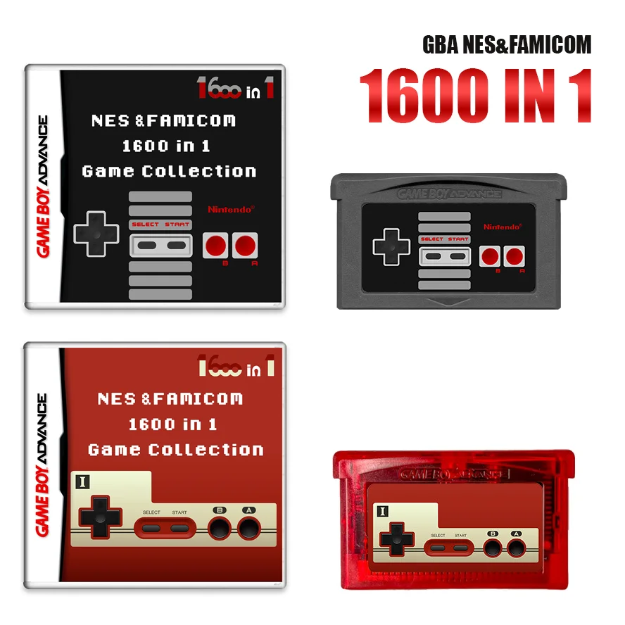 GBA-NES-Famicom-1600-in-1-Game-Cartridge-Flash-Card-Adapter-For-GB-GBA ...