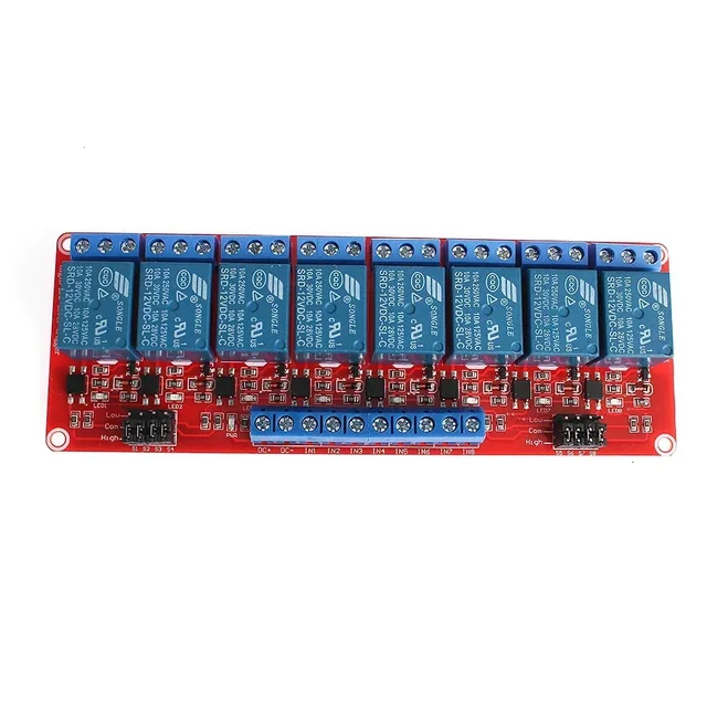 Arduino Relay Arduino 8 Channel Relay Module 8-Channel Relay Control ...
