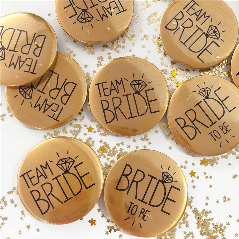 1/10pc Team Bride to Be Groom Badge bachelorette party Hen Party DIY ...