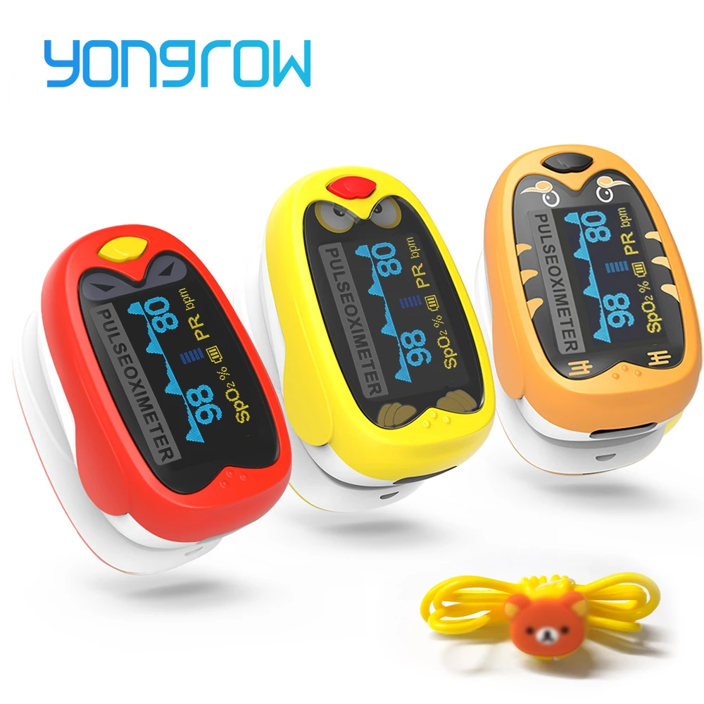 Yongrow Medical Infant Finger Pulse Oximeter Pediatric Spo2 Blood ...