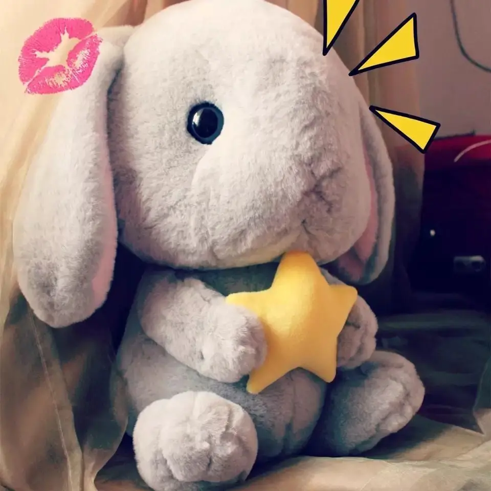 Soft Lovely Realistic Rabbit Plush Toy - Cool Gift House