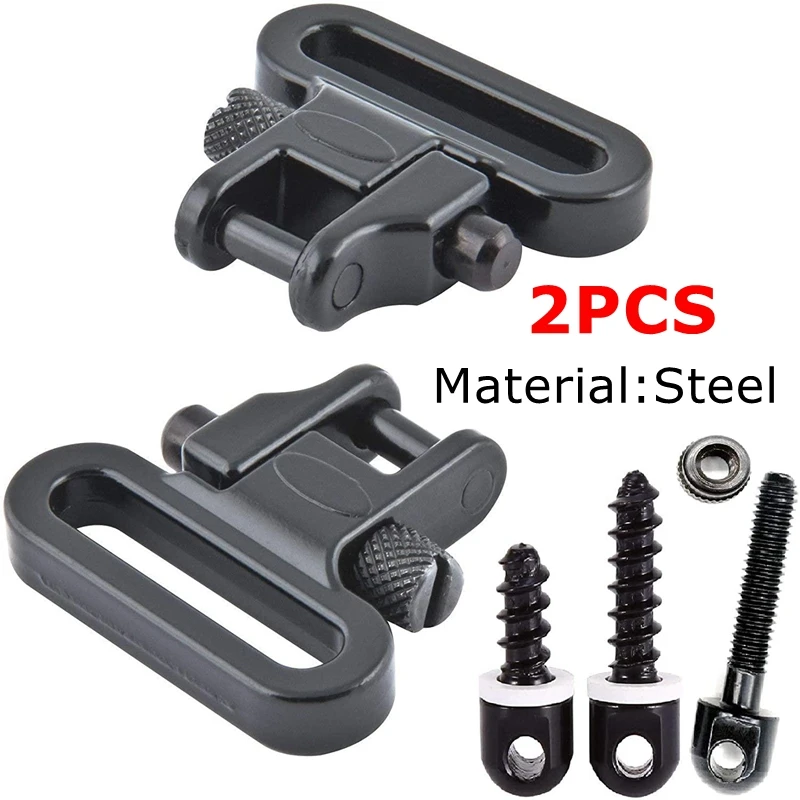 2PCS-Quick-Detach-Tactical-Rifle-Sling-Swivels-Mount-Adapters ...