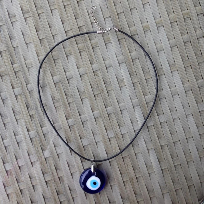 for-Evil-Eye-Pendant-Necklace-for-w-Adjustable-Wax-Rope-Turkish-Demon ...