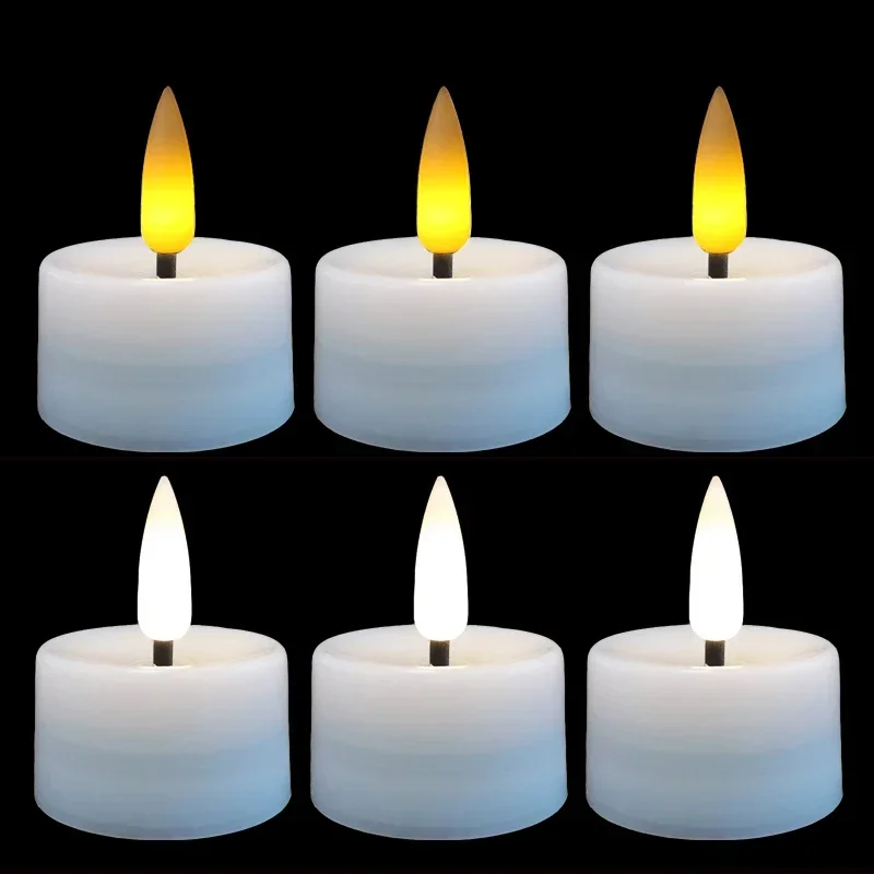 6-12pcs-LED-Candles-Flashing-Candles-Light-Battery-Powered-Flickering ...