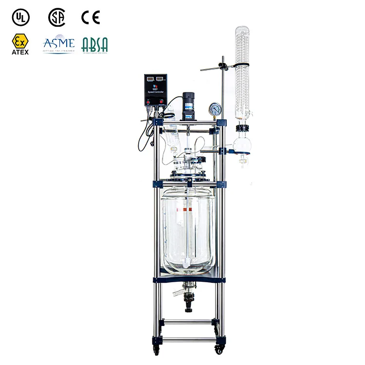 Lab-Scale-Chemical-Bioreactor-Hydrolysis-Glass-Reactor-Stirred-Tank ...