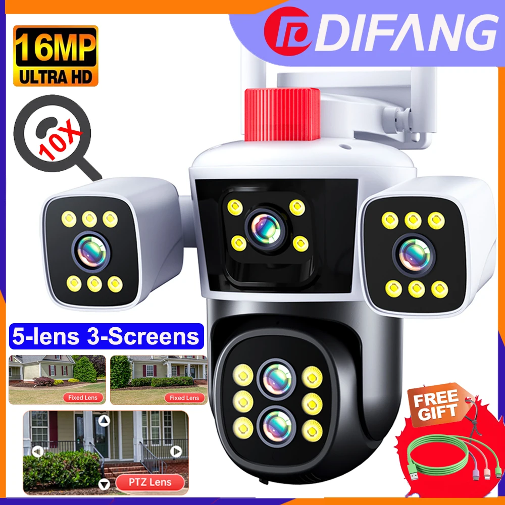 Difang-16MP-10x-Zoom-Outdoor-Waterproof-Surveillance-Camera-Two-Way ...