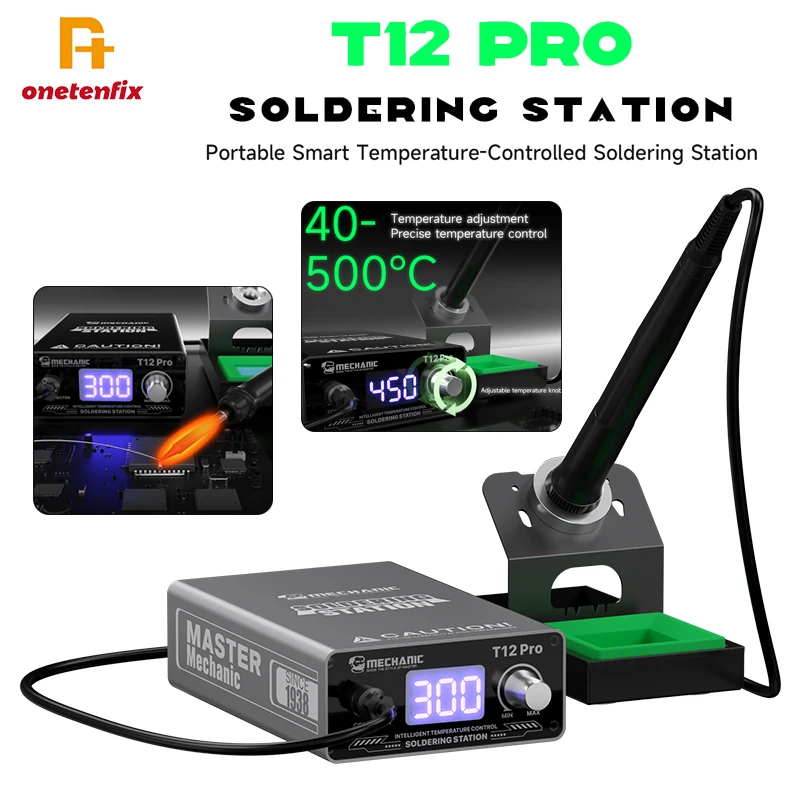 MECHANIC Smart Portable Soldering Station T12 PRO Fast Heating ...