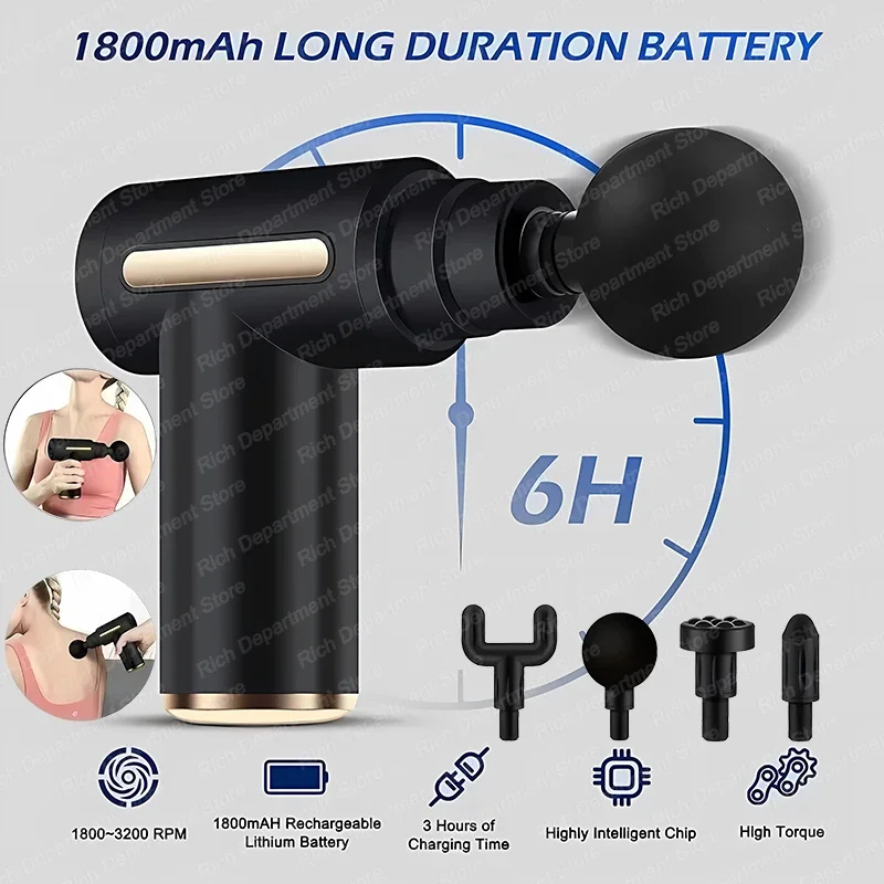 Newest-USB-Mini-Massage-Gun-Fascia-Machine-Muscle-Relaxation-Vibrating ...