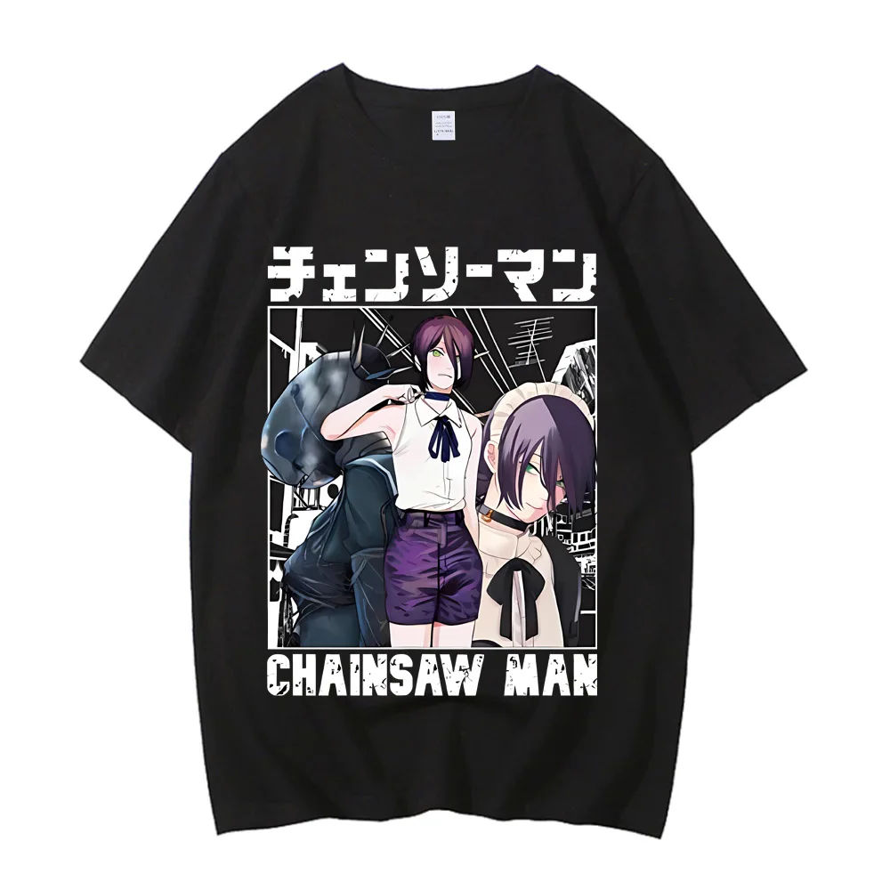 Anime Chainsaw Man Reze T Shirts Kobeni T-shirt Manga Denji Power T ...
