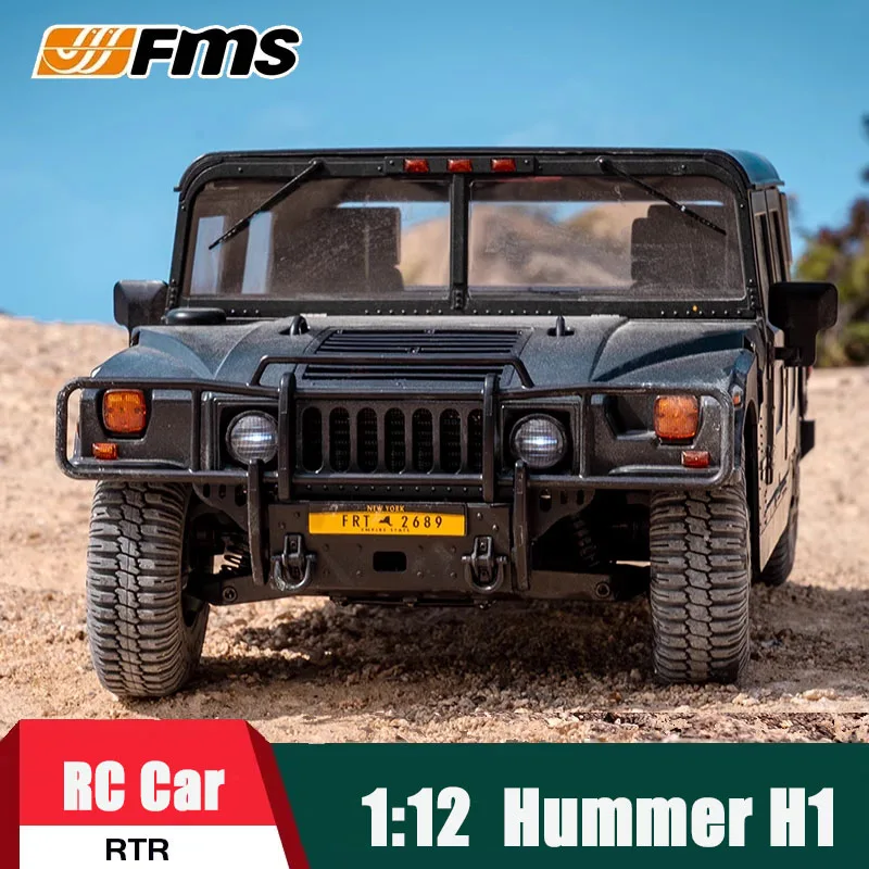 Rc Jeep FMS 1/12 Scale H1 RC Crawler - Ultra-Detailed Military Model ...