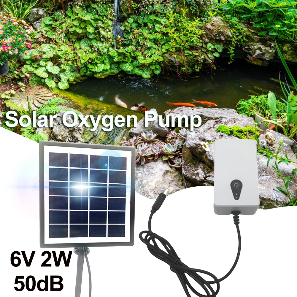6V-2W-Solar-Oxygen-Pump-Battery-Powered-Aquarium-Oxygen-Aerator-Fish-Tank-Oxygenator-Air-Pump ...