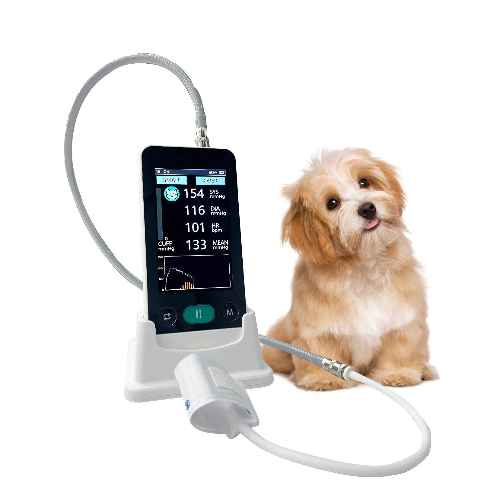 Digital Veterinary BP Monitor Portable Pet Blood Pressure Measurement ...