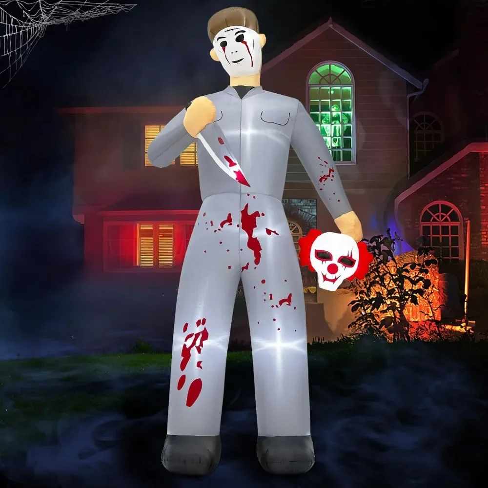 10-FT-Halloween-Inflatables-Serial-Killer-Halloween-Decorations ...