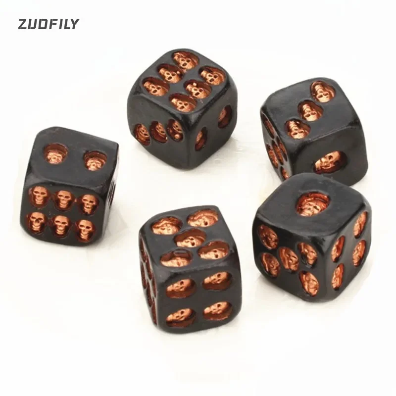 Skeleton-Dices-Skull-Bone-Dice-Role-Playing-Board-Game-Party-Supplies ...