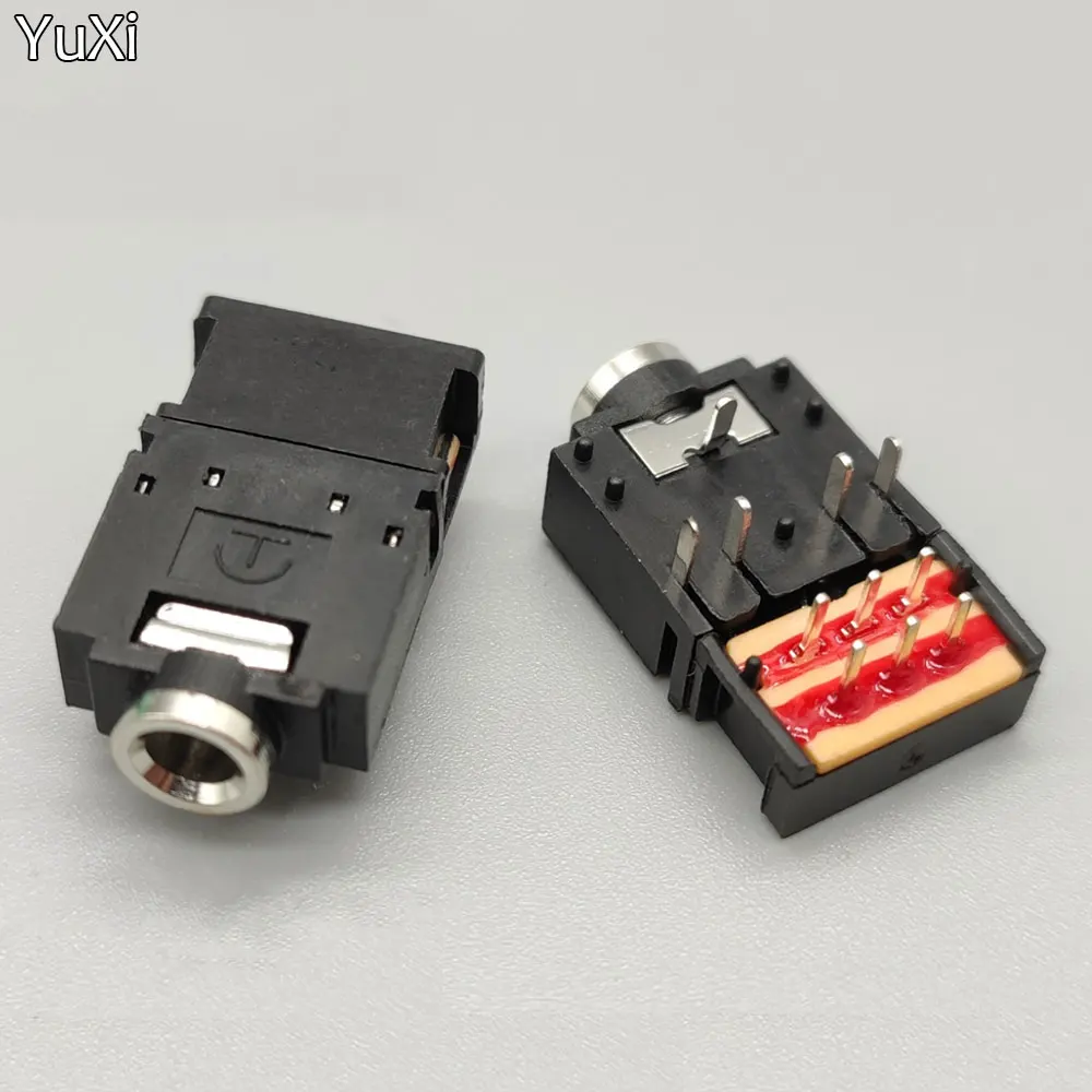 1Pcs-PJ-307-3-5mm-11Pin-Jack-Dual-Track-Stereo-Audio-Headphone-Socket ...