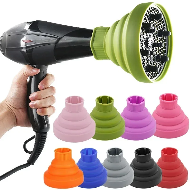 Silicone Hairdryer Diffuser Cover Universal Drying Blower for Curls ...