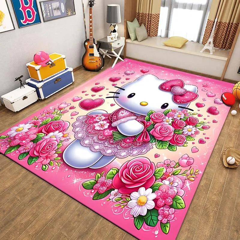 Hello-Kitty-Cat-Cartoon-Rug-Carpet-for-Living-Room-Children-Girl ...