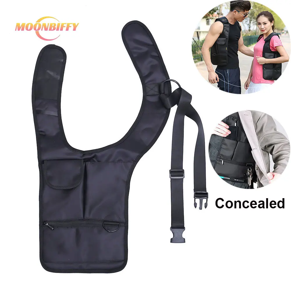 Tactical Concealed Underarm Bag Anti-Theft Shoulder Bag Strap Sports ...