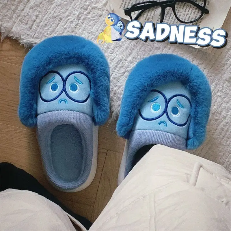 Inside-Out-Sadness-Periphery-Home-Cotton-Slippers-Winter-Warm-Fury ...