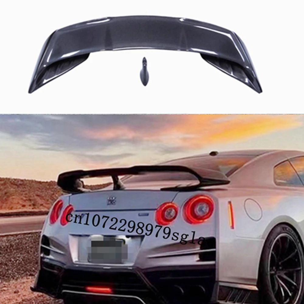 Spoiler-de-fibra-de-carbono-real-para-Nissan-GT-R-GTR-R35-Spoilers-de ...
