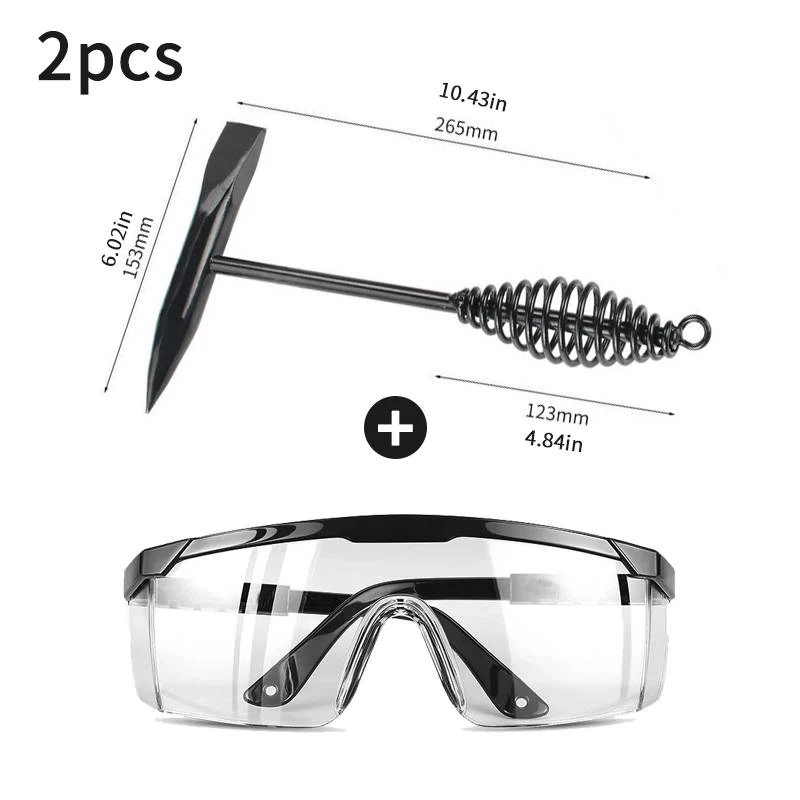 2pcs-Welding-Chipping-Hammer-With-Spring-Handle-High-carbon-Steel-Rust ...