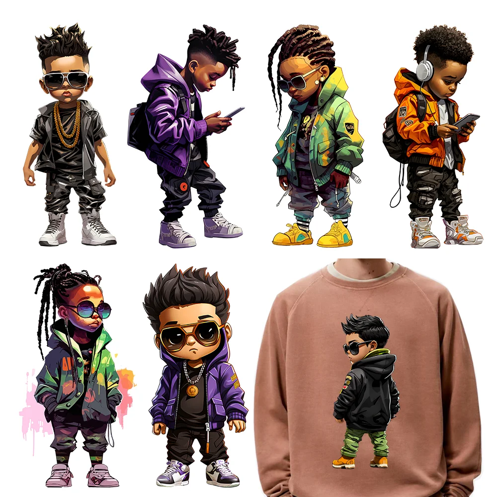 Cool-Urban-Wearing-Streetwear-Boy-DTF-Thermal-African-American-Black ...