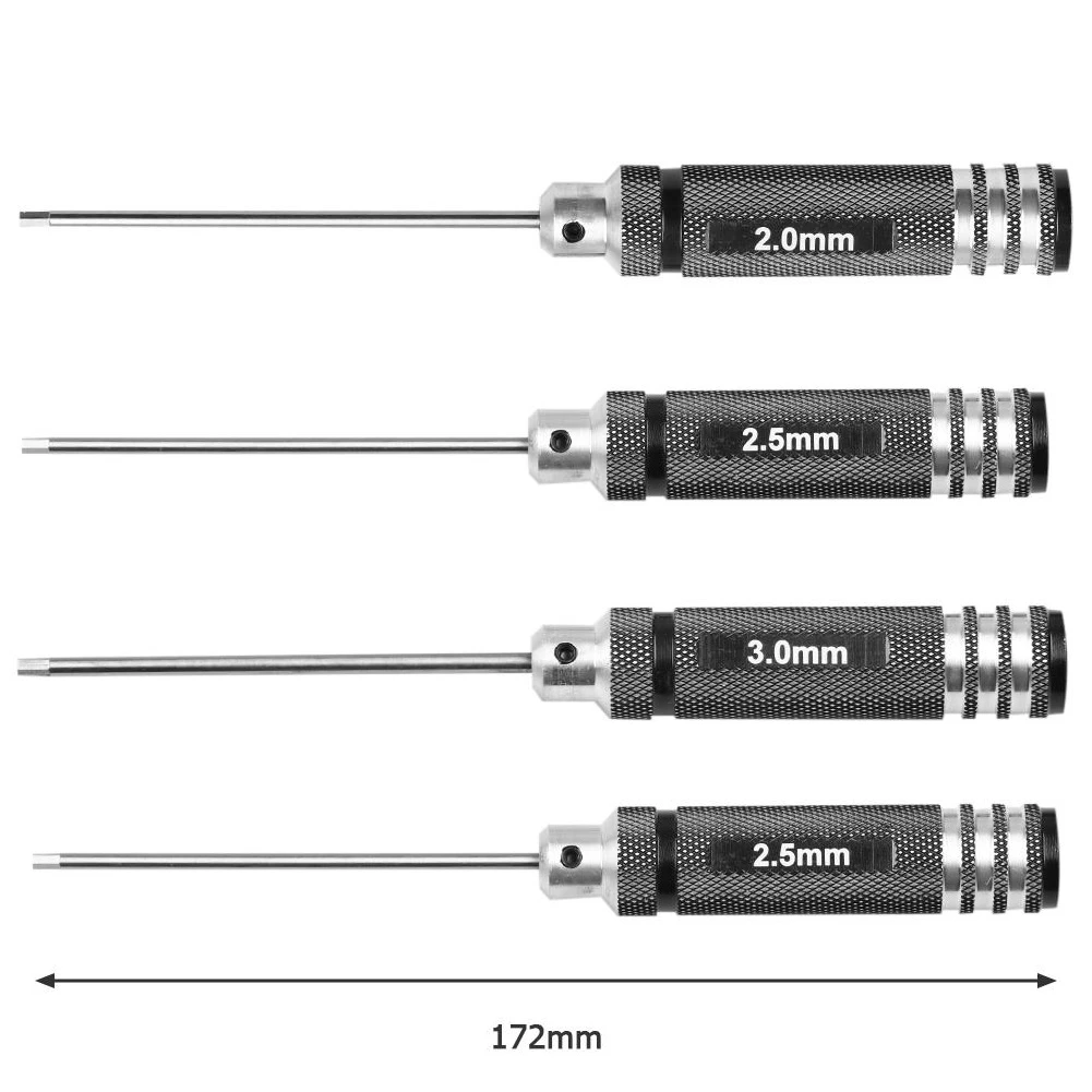 7pcs Titanium Plating Mini Precision Hex Screwdriver Tool Set Allen ...