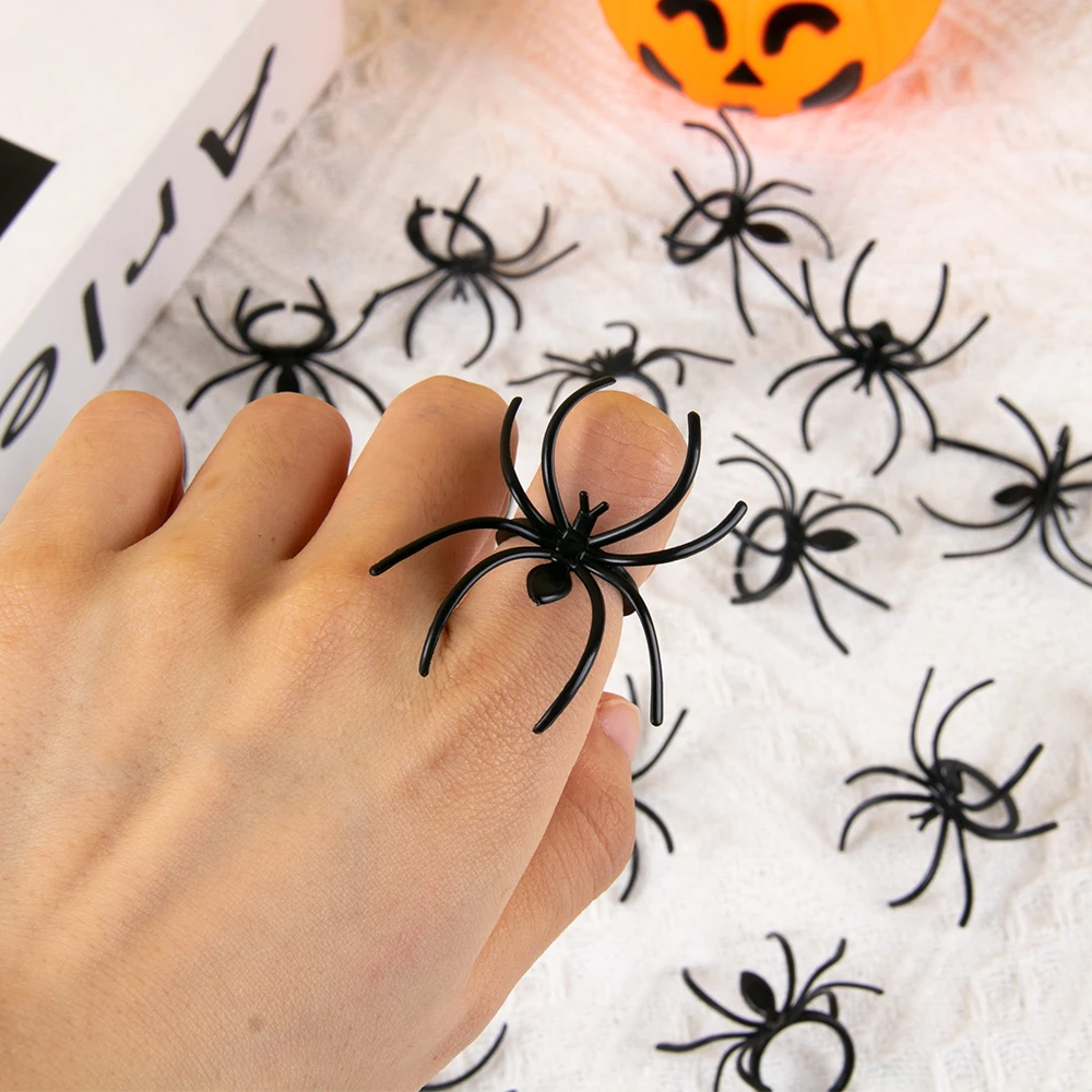 20-40pcs-Mini-Spider-Rings-Halloween-Rings-for-Kids-Party-Favors ...