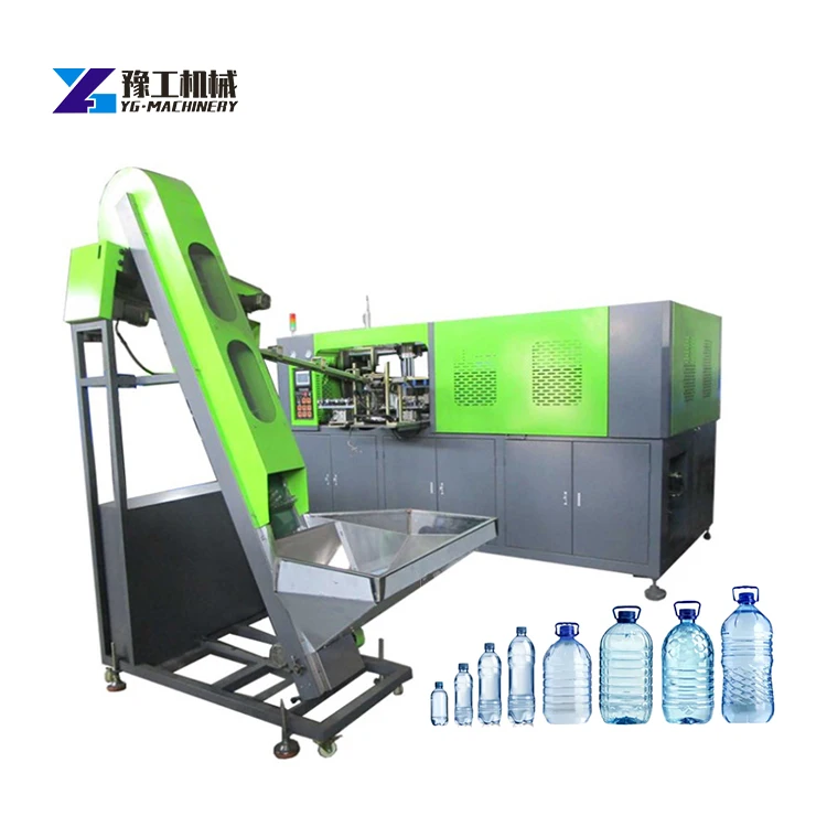 4-Cavities-Water-Bottle-PET-Blowing-Machine-Plastic-Bottles-Making ...