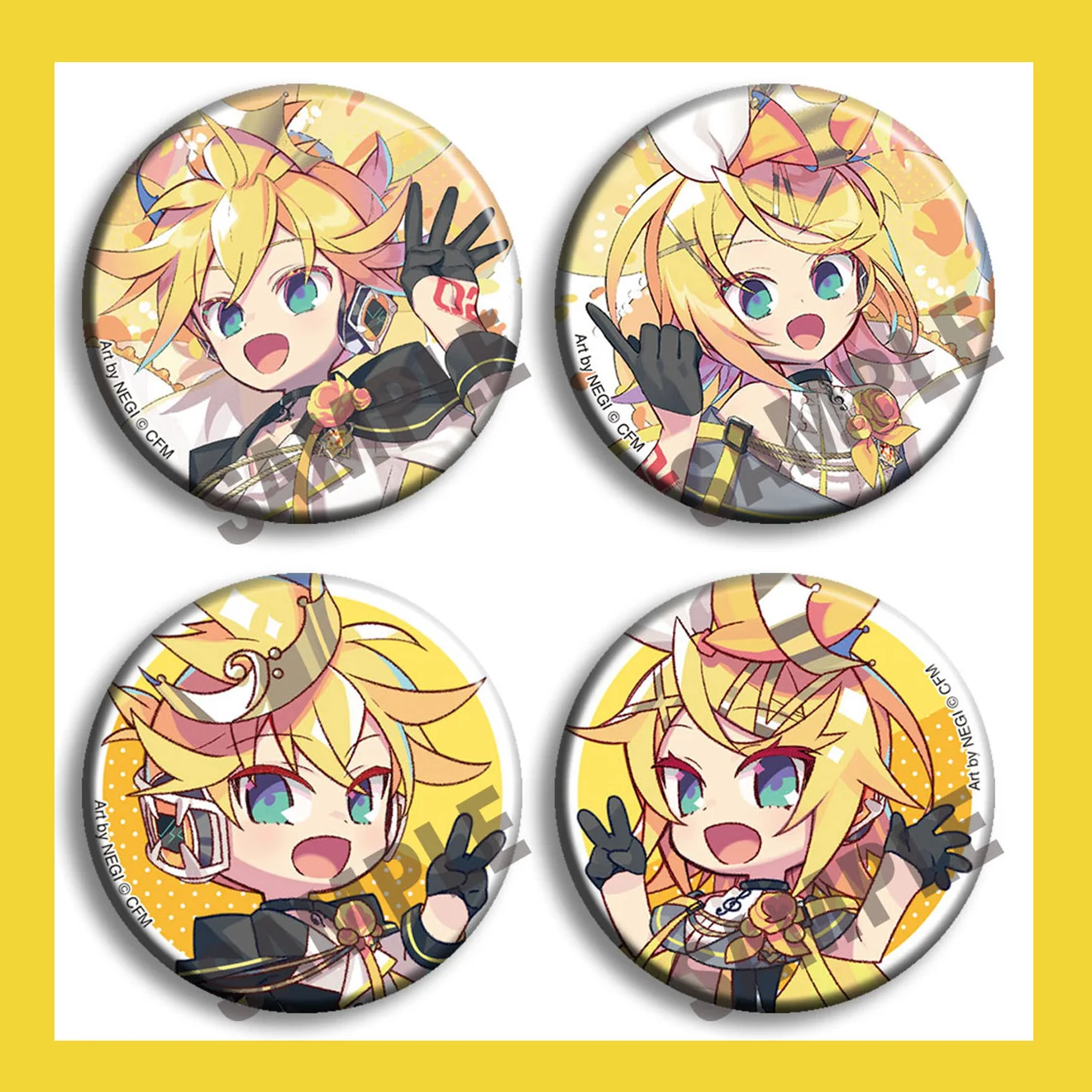 Hatsune-Miku-Anime-Figure-Kagamine-Len-Rin-Anime-Figure-Brooch-Badge ...
