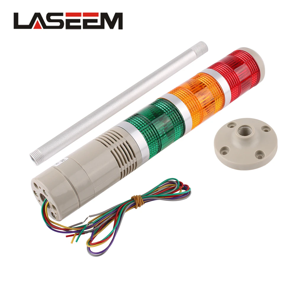 DC 12V 24V 110V 220V Industrial Tower Signal warning Flash Light LGP ...