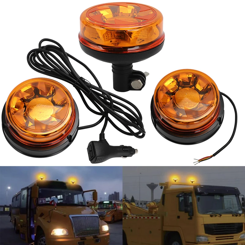 12-24V-Car-Emergency-Strobe-Light-Set-Vehicles-Amber-Warning-Beacon ...