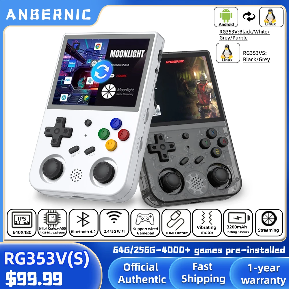 Anbernic-Rg-353V-Rg353vs-Retro-Games-Rk3566-3-5Inch-640-480-Draagbare ...