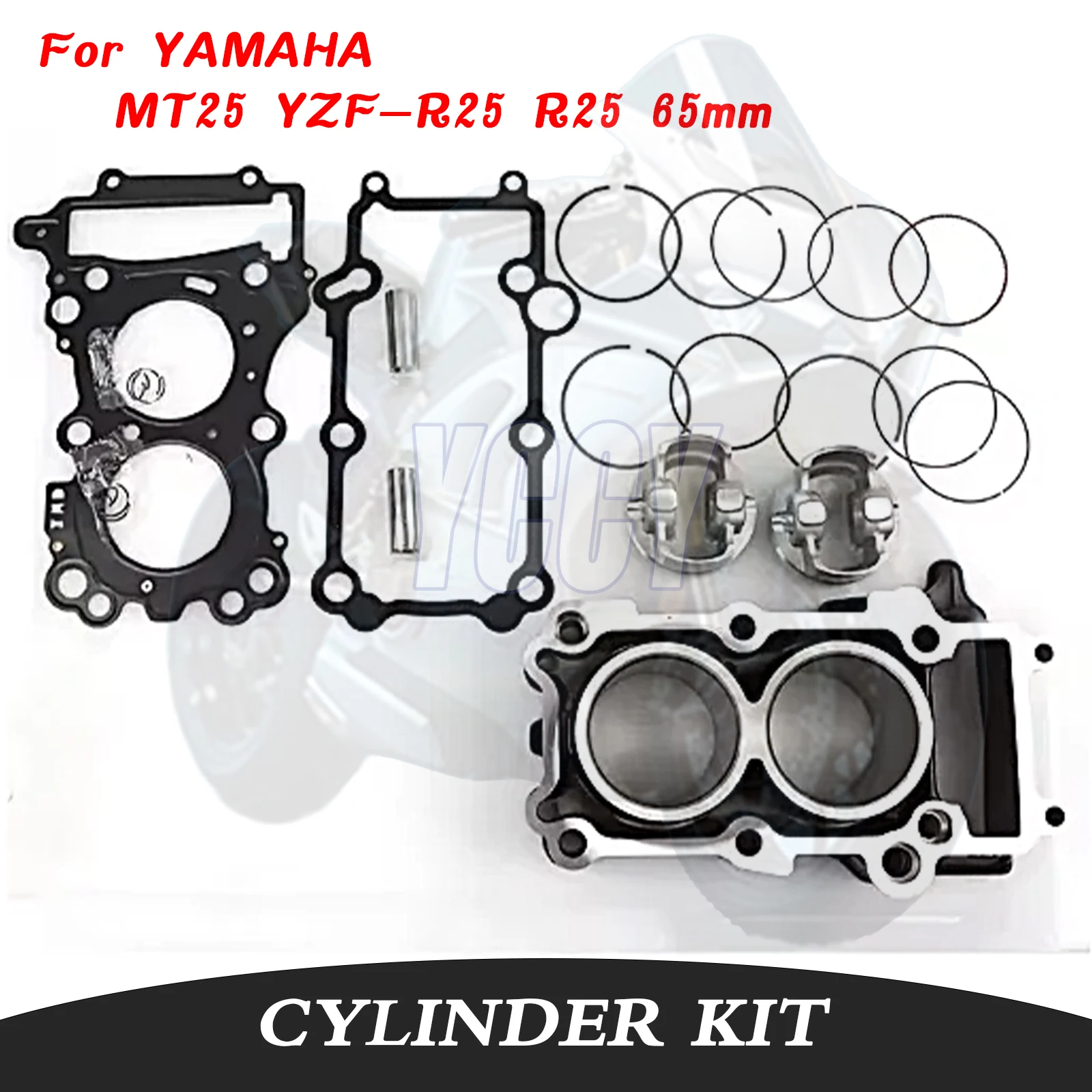 Fit For YAMAHA MT25 YZF-R25 R25 2015-2019 65mm 2 Bore Impeccable ...