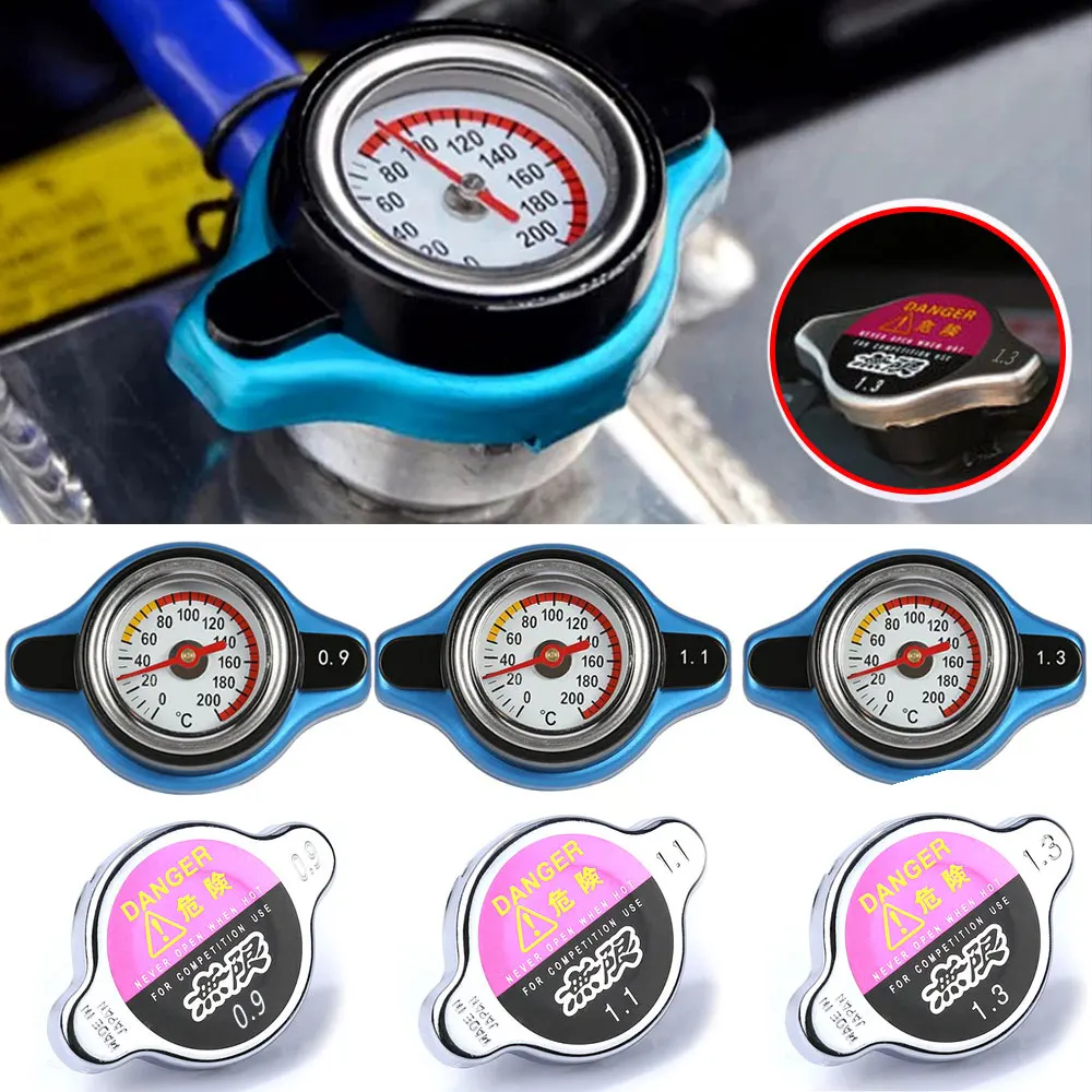 Car-Motorcycle-Styling-D1-Spec-Thermo-Radiator-Cap-Tank-Cover-Water ...