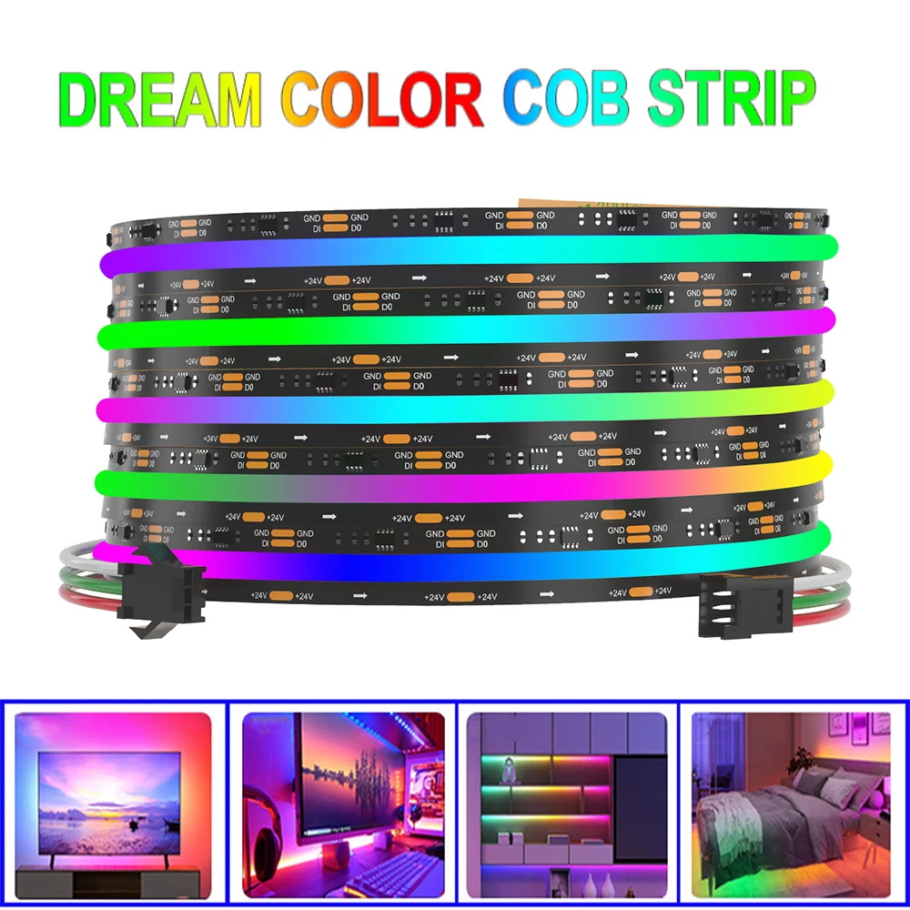 Tuya-WiFi-RGB-IC-LED-Strip-Addressable-Dream-Color-COB-Strip-Light ...