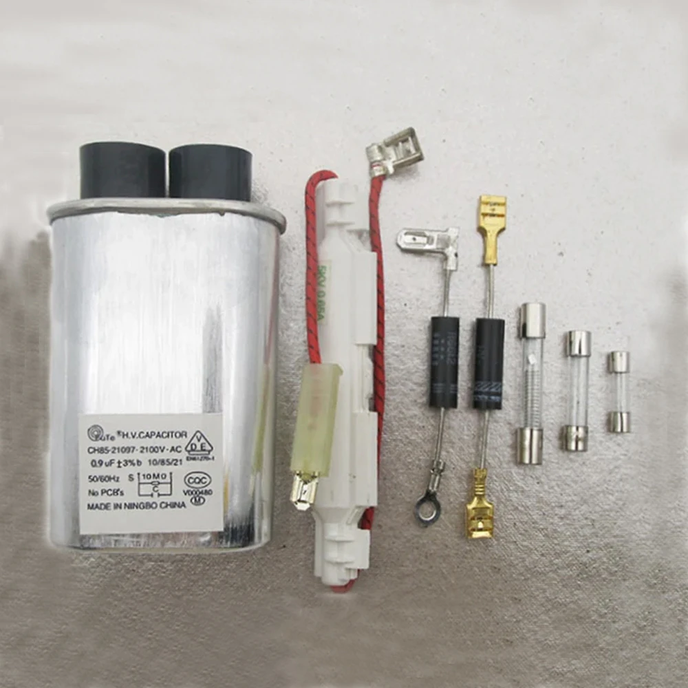 Mica-Sheets-High-Voltage-Capacitor-High-Voltage-Diode-Fuse-8pcs-Set-for ...