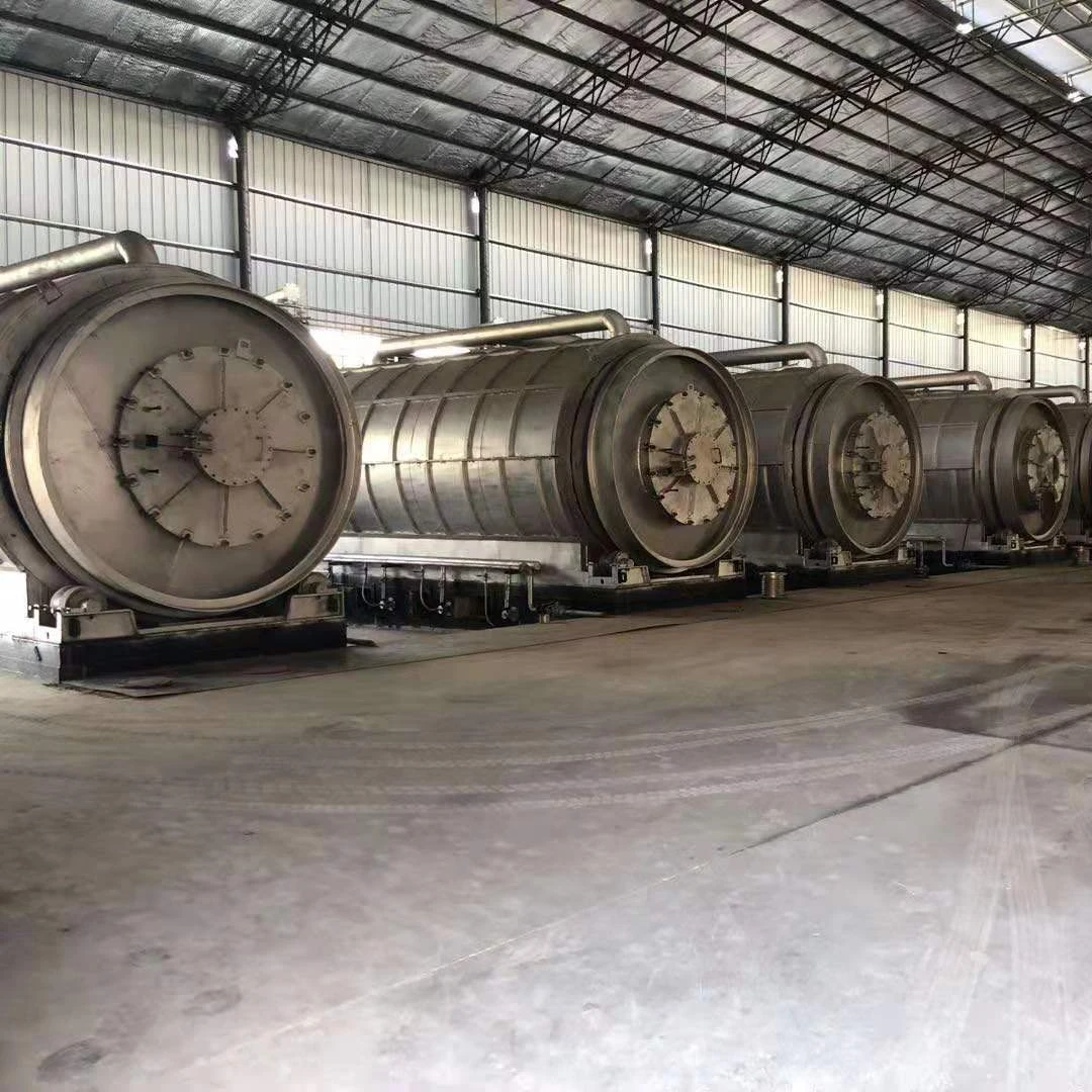 Pyrolysis Tire Machine Full Automatic 10 Ton Capacity Furnace Oil Fuel ...